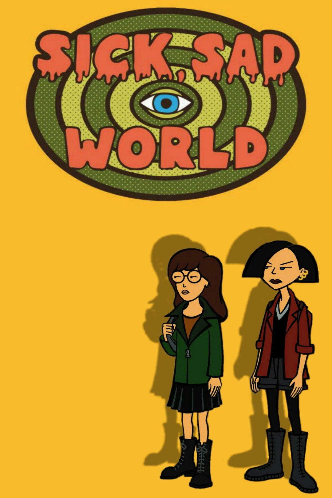 Daria Morgendorffer and Jane Lane Sick Sad World Poster - Etsy