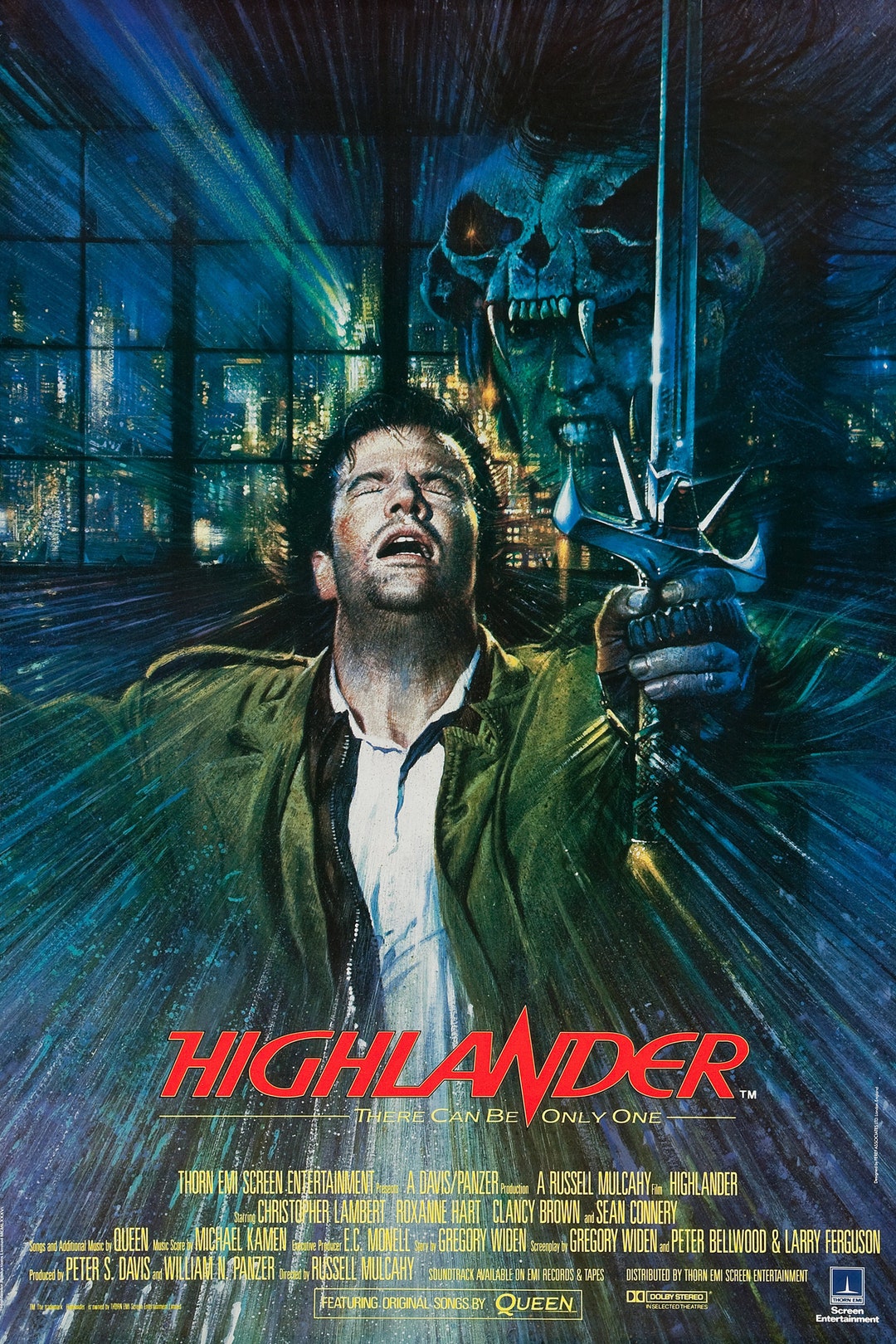 Highlander Movie Poster There Can Only Be One Christopher - Etsy