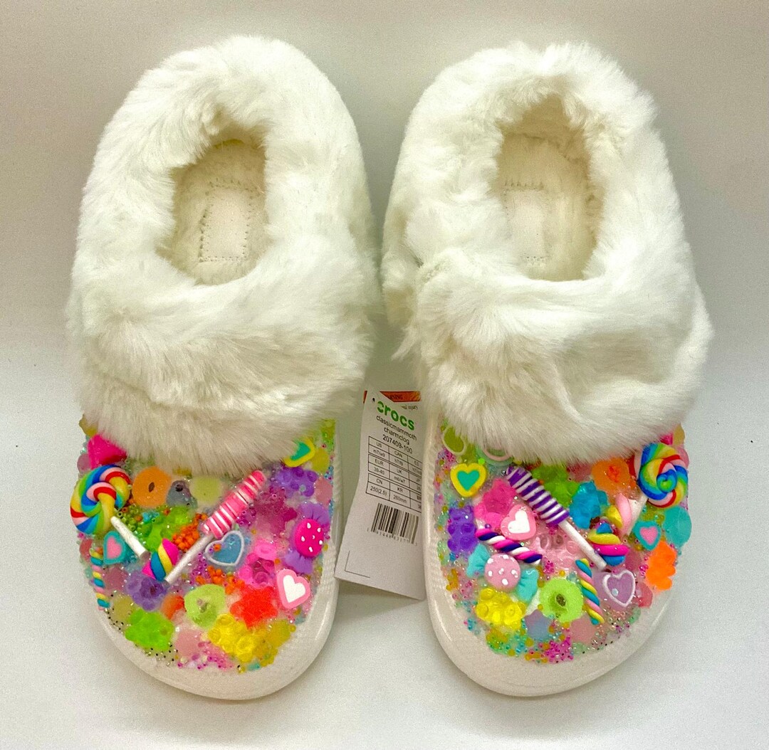 New Crocs Embellished With Candy. so so Fun!! - Etsy