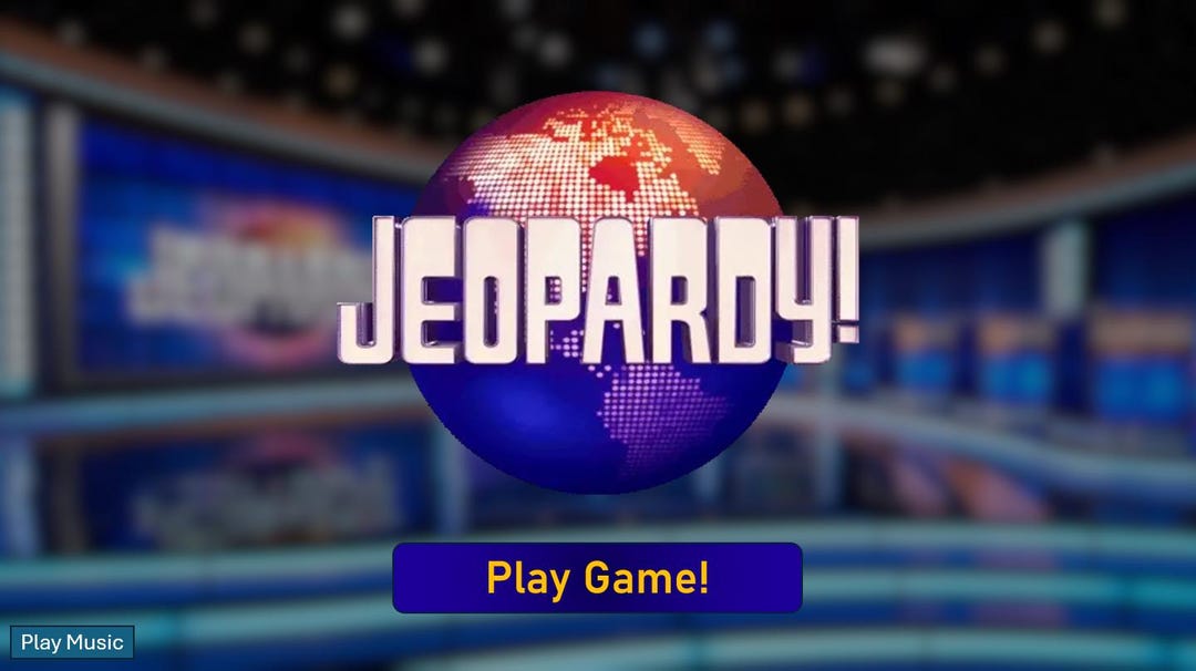 Jeopardy Powerpoint Game Template - Etsy