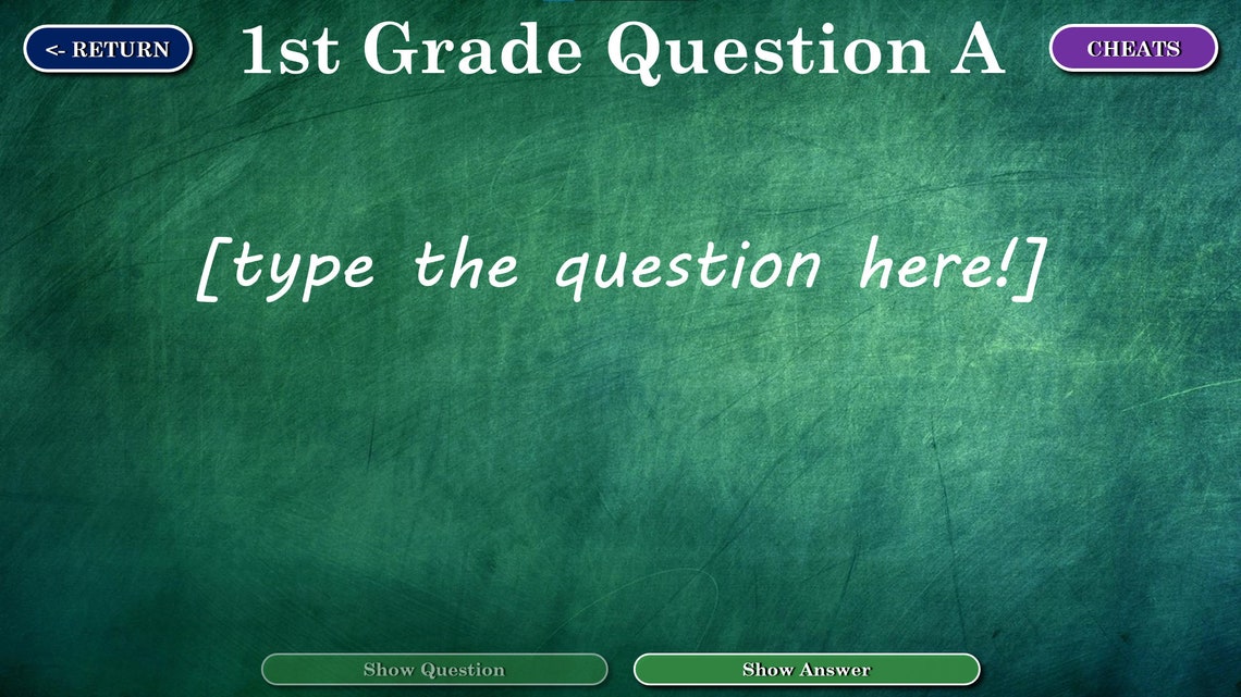 Are You Smarter Than A 5th Grader Powerpoint Game Template - Etsy