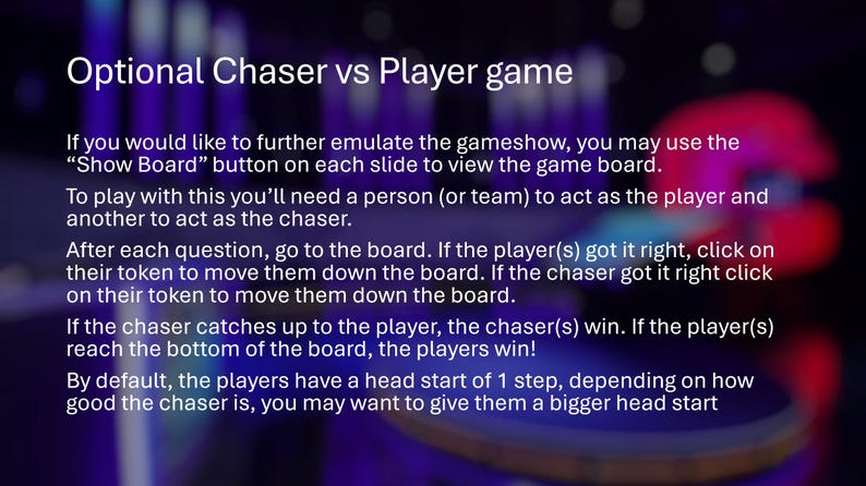 The Chase Powerpoint Game Show Template: Customizable Interactive Quiz ...