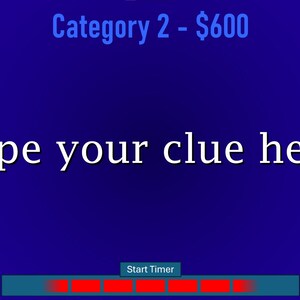 Jeopardy Powerpoint Game Template - Etsy