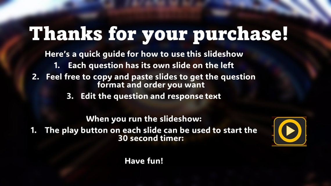 The 1% Club Powerpoint Game Template - Etsy UK