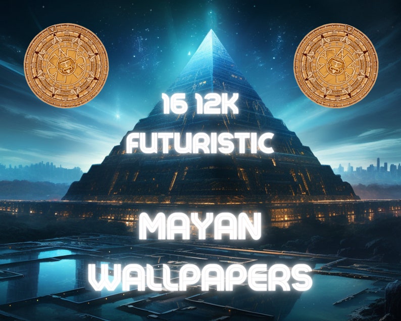 16 Cyberpunk Digital Wallpaper Images, Mayan Art Landscape Cyberpunk ...