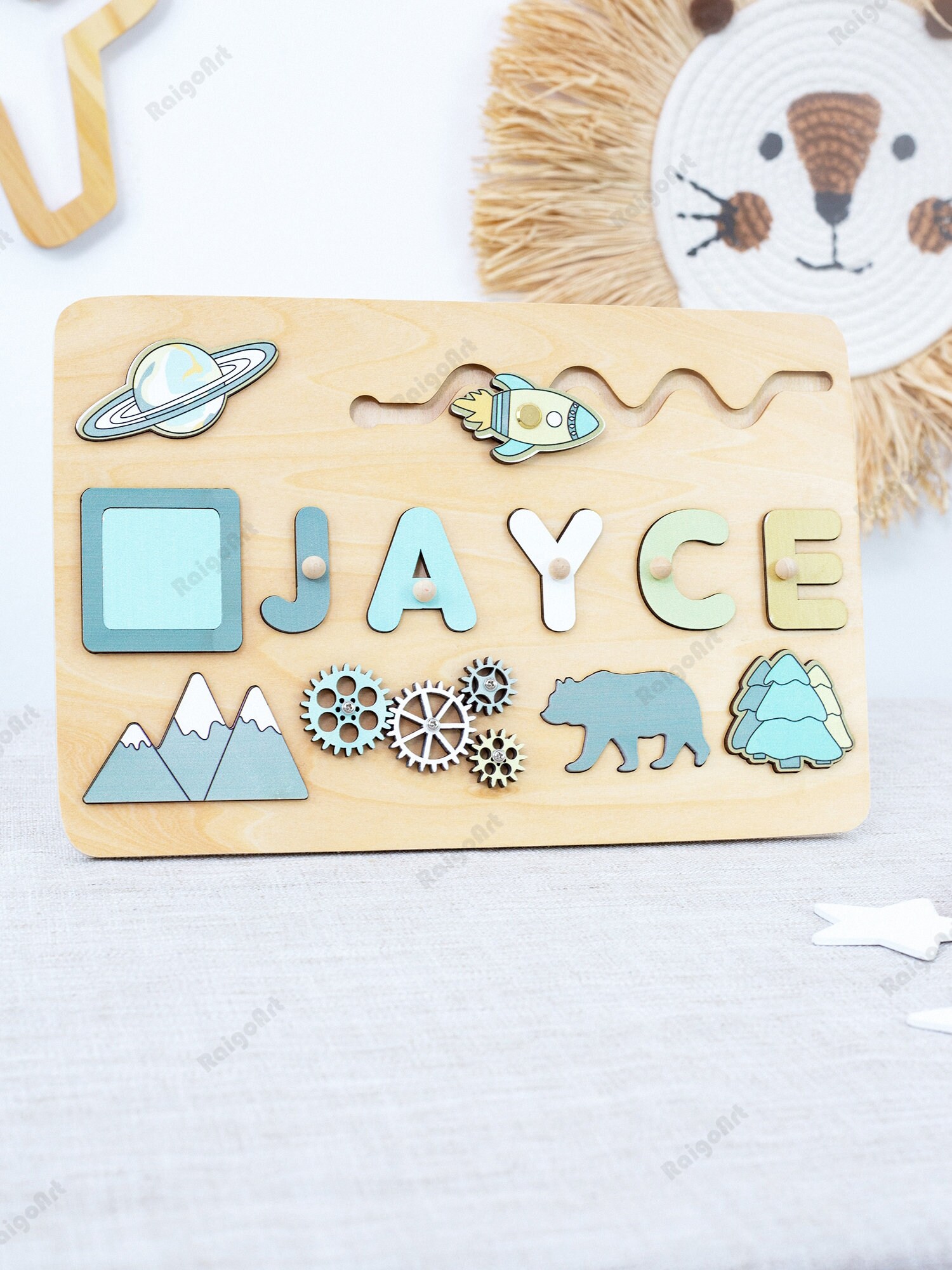 Custom Baby Toys-name Puzzle personalized Baby Gift-baby Boy and Girl ...