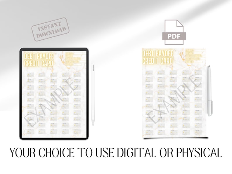 Debt Payoff Tracker Printable, Budget Planner, Debt Free Journey ...