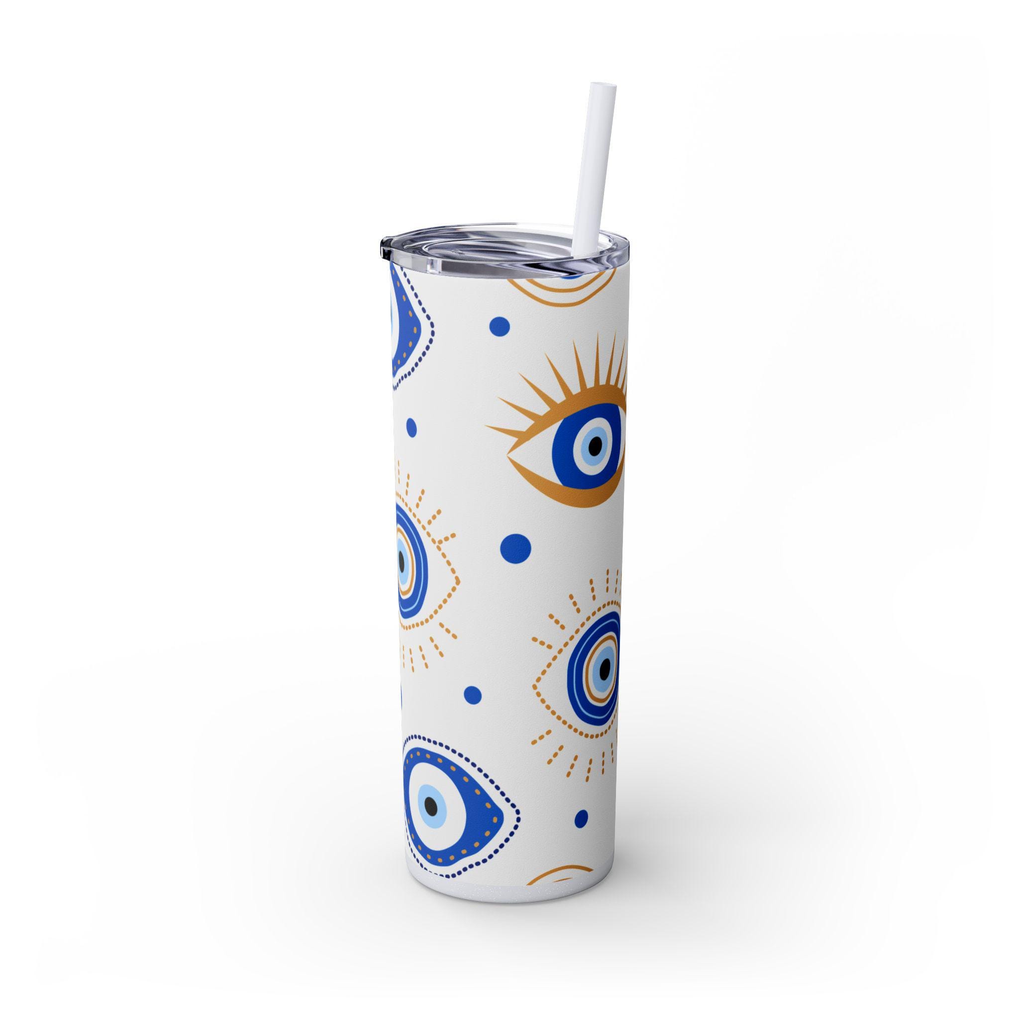 Evil Eye Maker Skinny Matte Tumbler, 20oz - Etsy