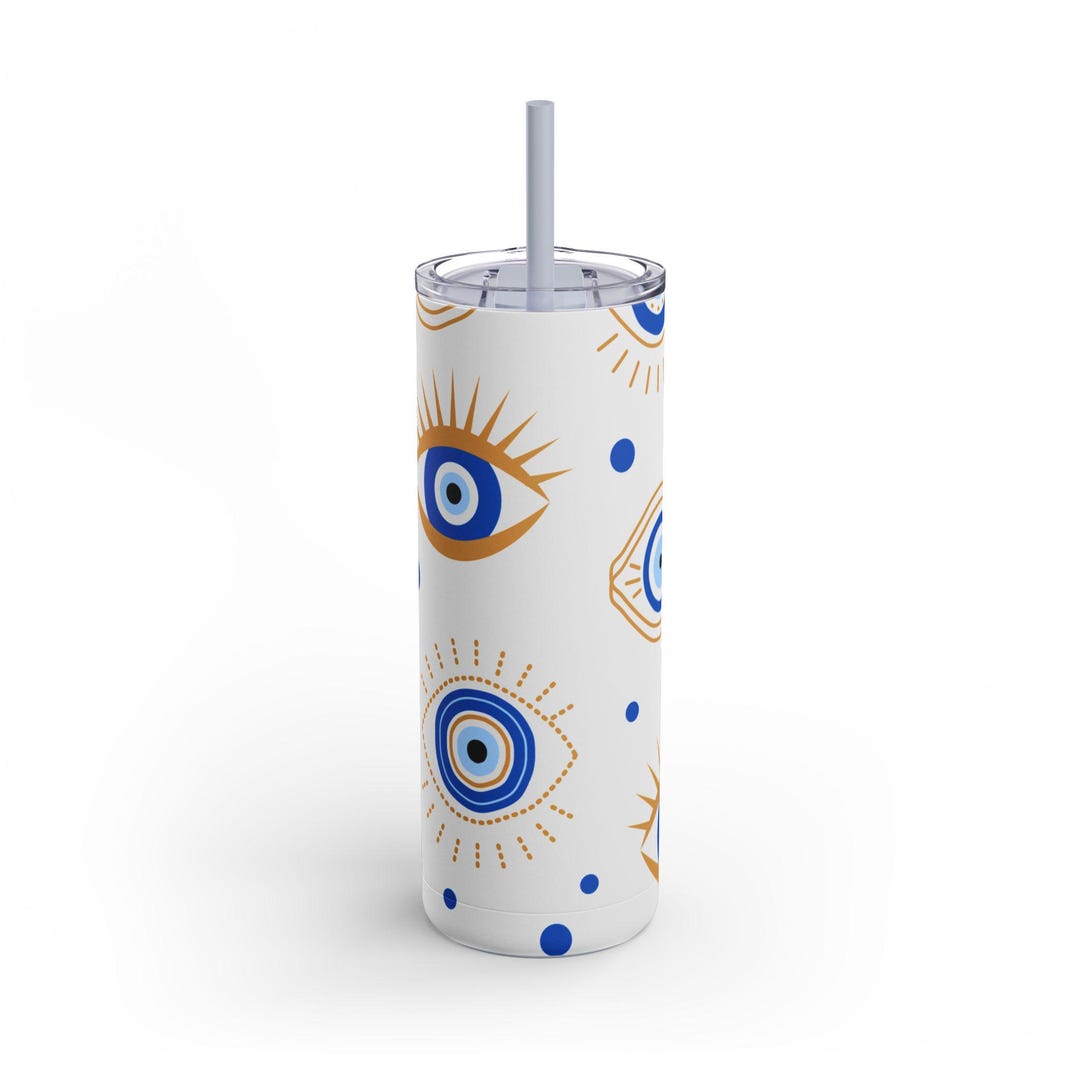 Evil Eye Maker Skinny Matte Tumbler, 20oz - Etsy