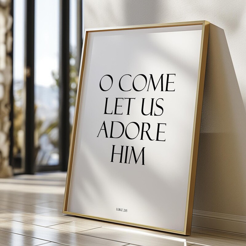 Let Us Adore Him - Etsy