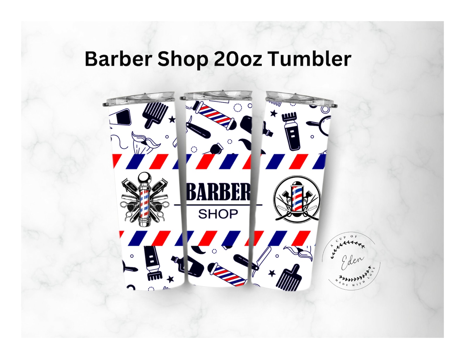 Barber Shop 20oz Tumbler - Etsy