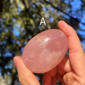 Natural Rose Quartz Palm Stones / High Quality Rose Quartz ...