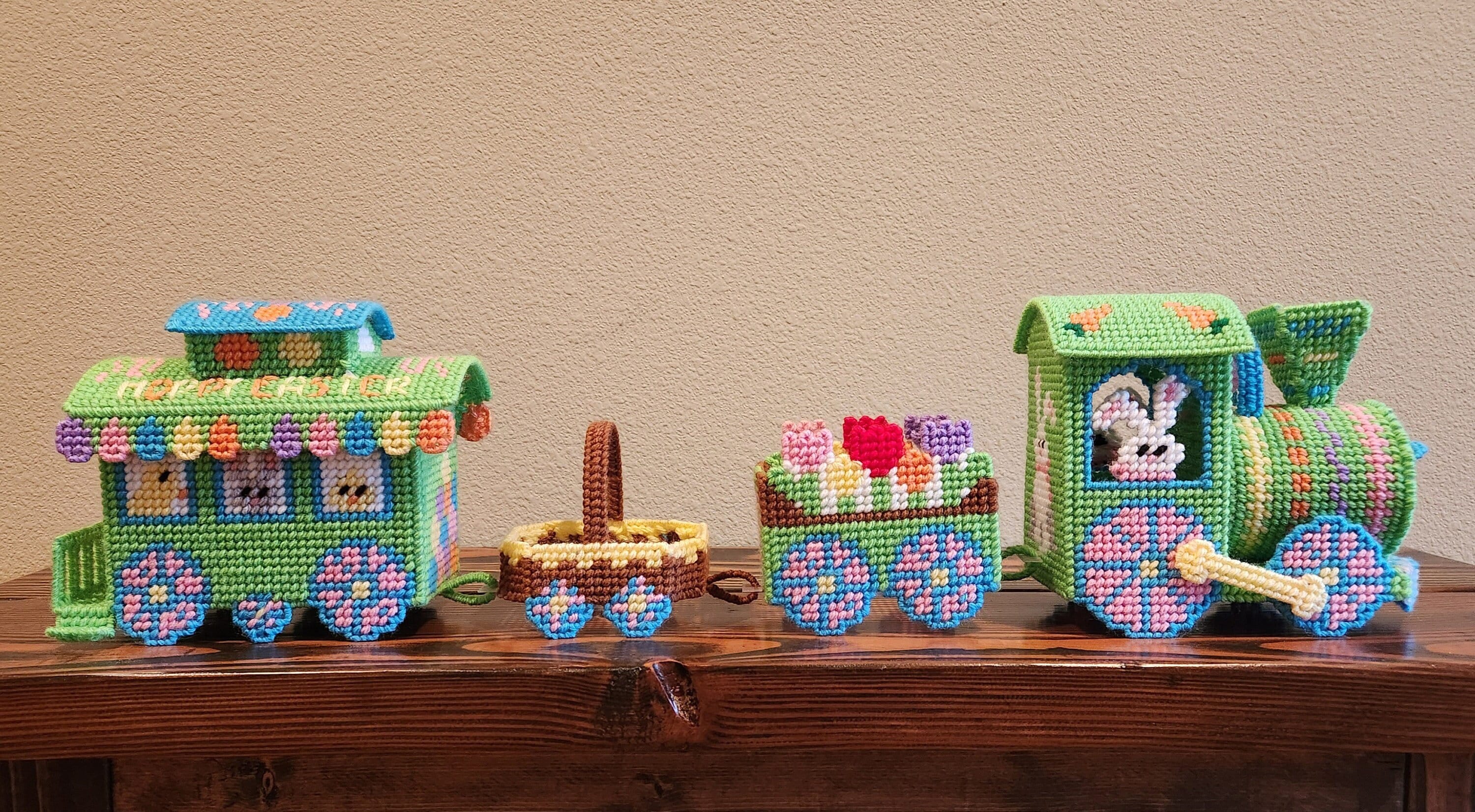 Easter Plastic Canvas Train Pattern (digital Download) - Etsy