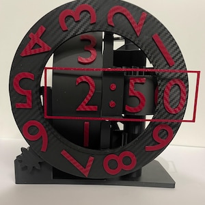 Unique, Modern 3d Printed Desktop TRIAXIAL CLOCK for Office, Den ...