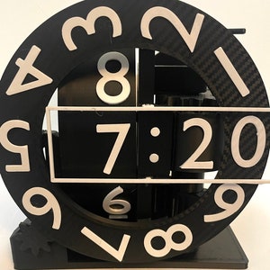 Unique, Modern 3d Printed Desktop TRIAXIAL CLOCK for Office, Den ...