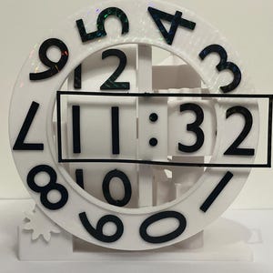 Unique, Modern 3d Printed Desktop TRIAXIAL CLOCK for Office, Den ...