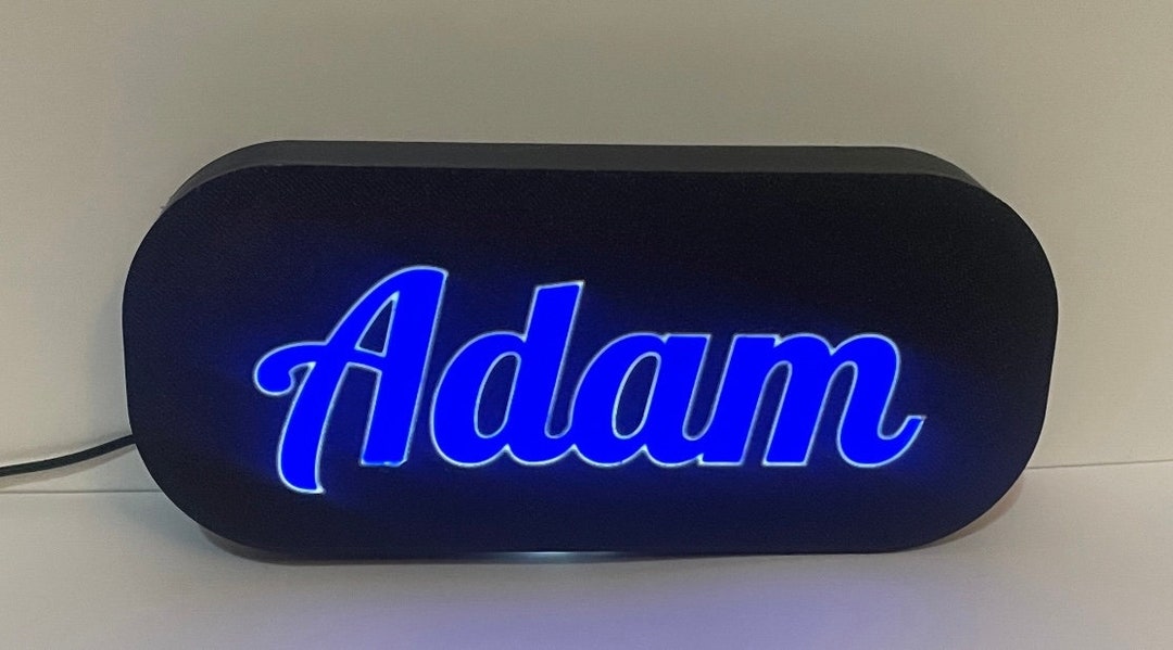Customizable Name Light Box Sign for Kids Room, Office. You Pick the ...