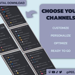 Your Own Custom Discord Channel - Great for Twitch, Youtube, Tiktok ...