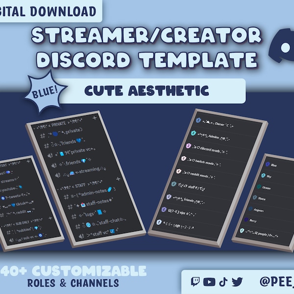 Blue Discord Banner - Etsy