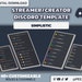 Simplistic Streamer & Content Creator Discord Server Template - Great ...
