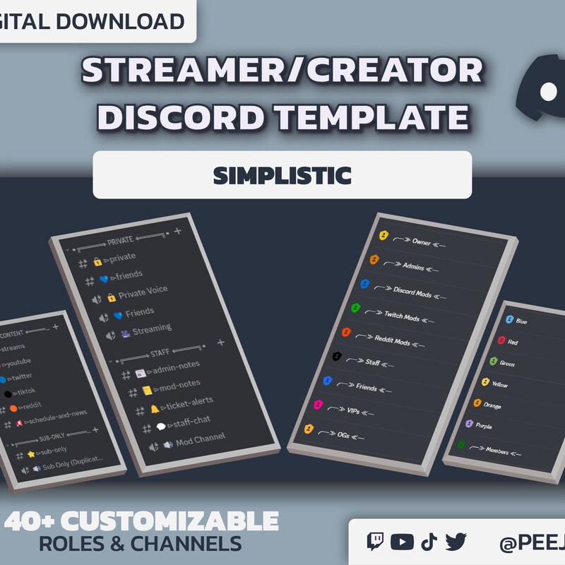 Discord Name Plates - Etsy Canada