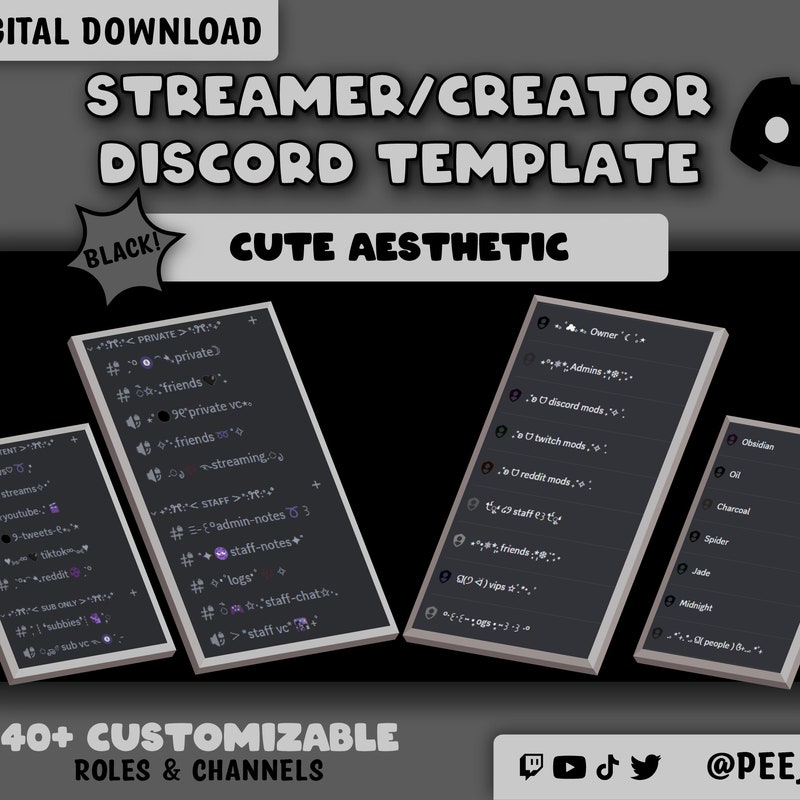 Black Discord Banner - Etsy