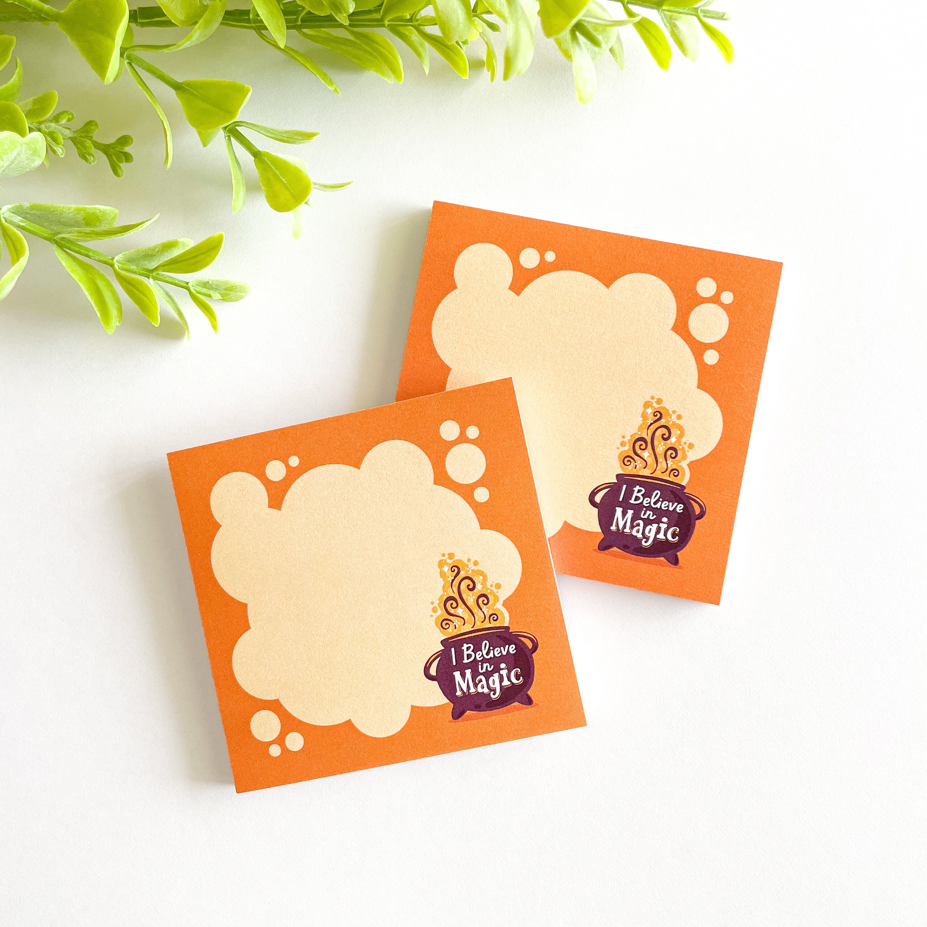 I Believe in Magic Sticky Notes | Cute Halloween Cauldron | Magic ...