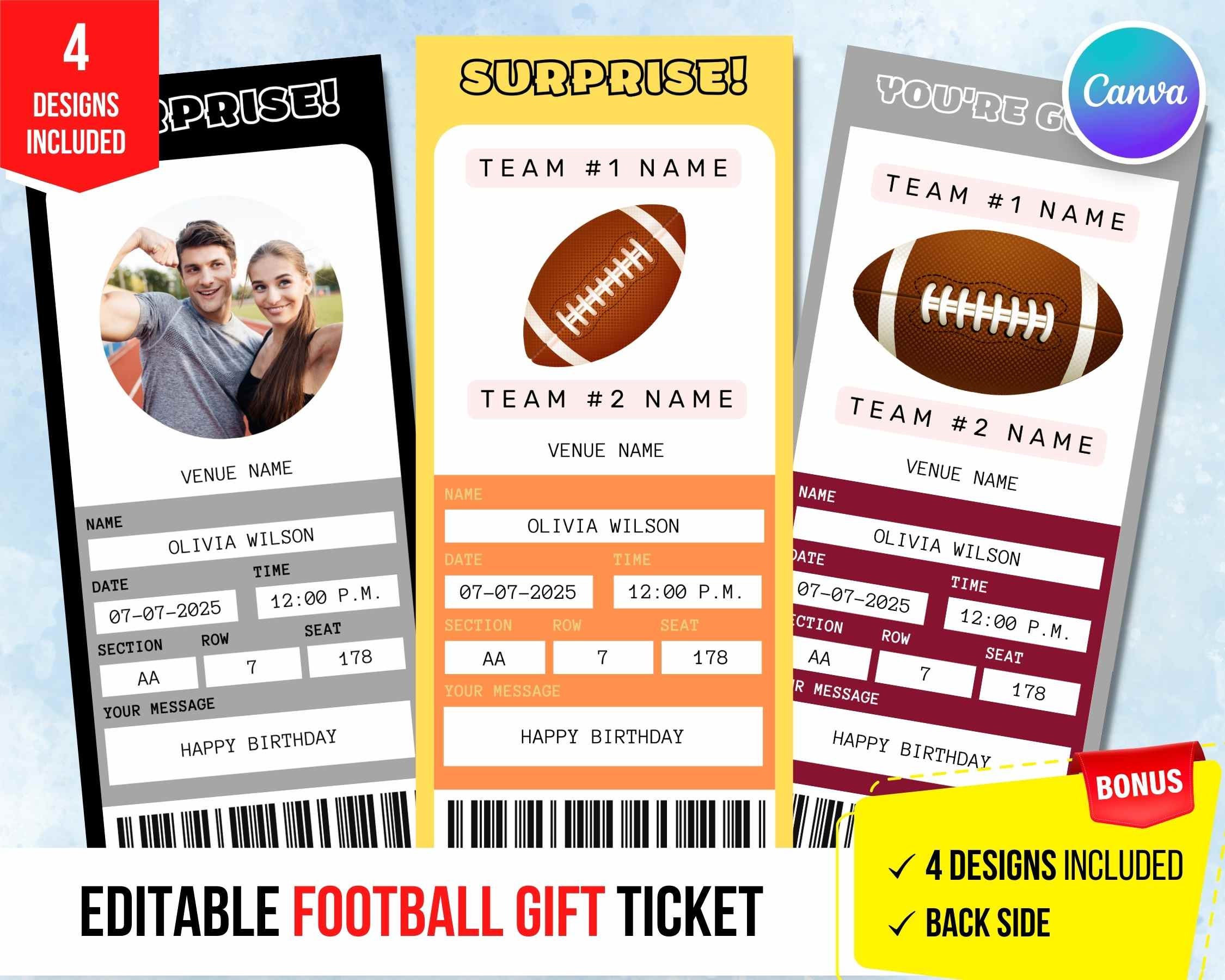 Editable SAN FRANCISCO Colors Football Game Gift Reveal - Etsy