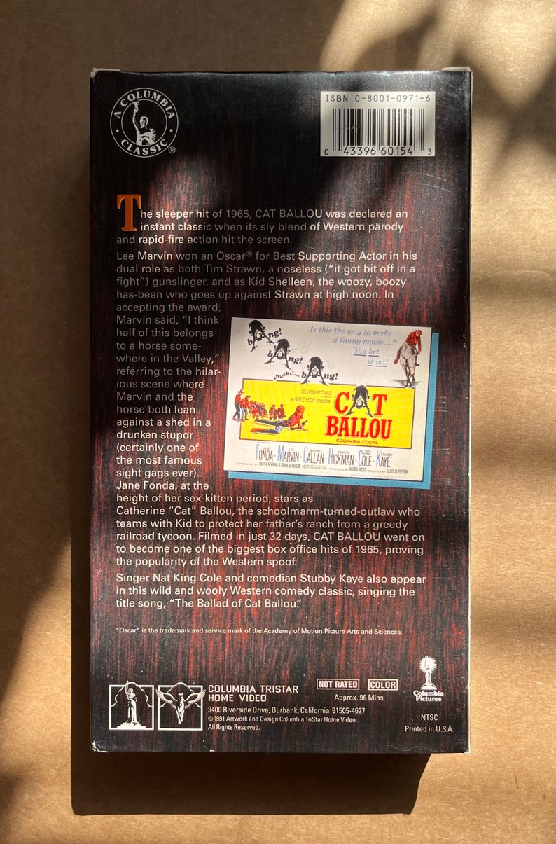 Cat Ballou VHS - Etsy