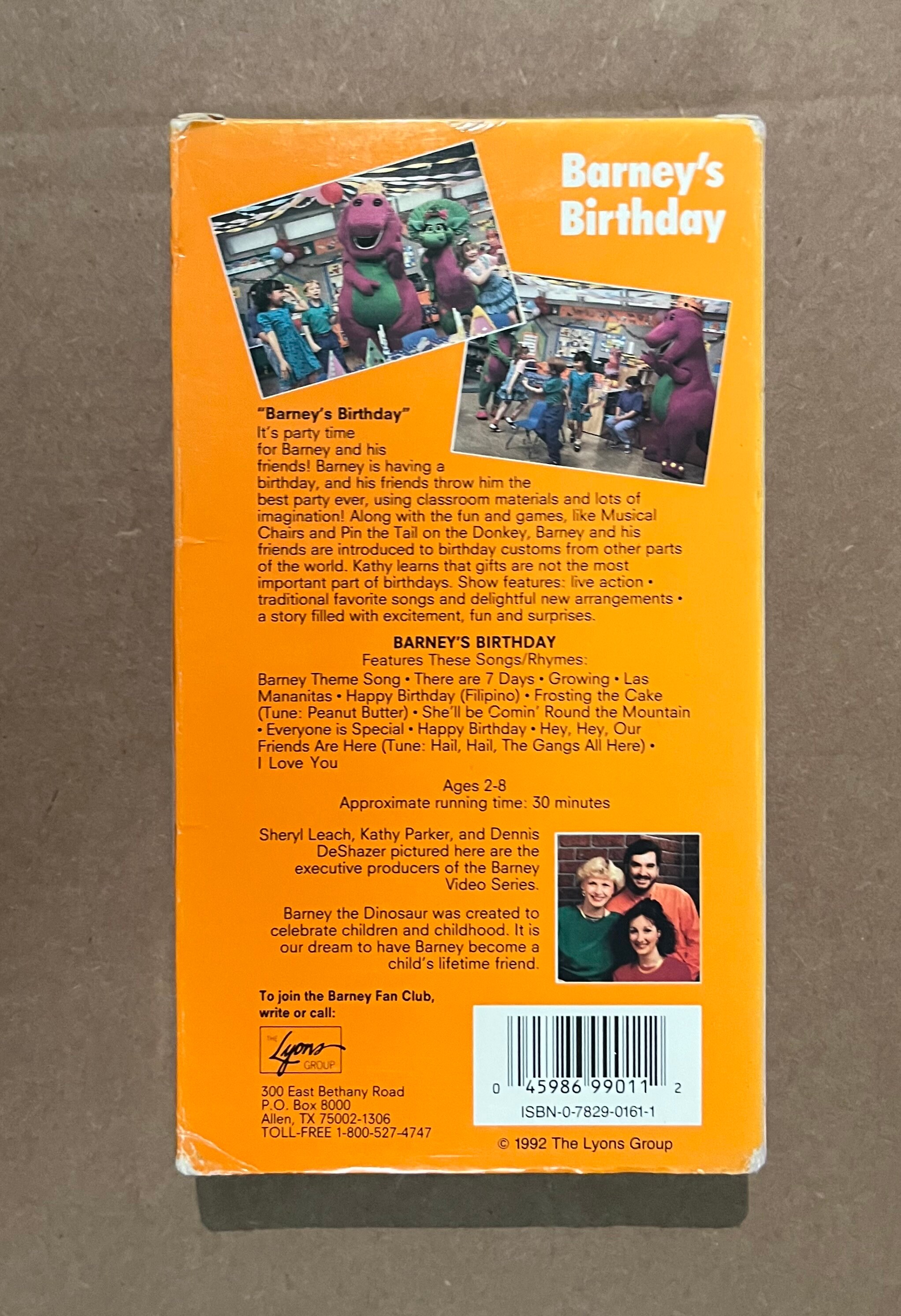 Barneys Birthday VHS - Etsy