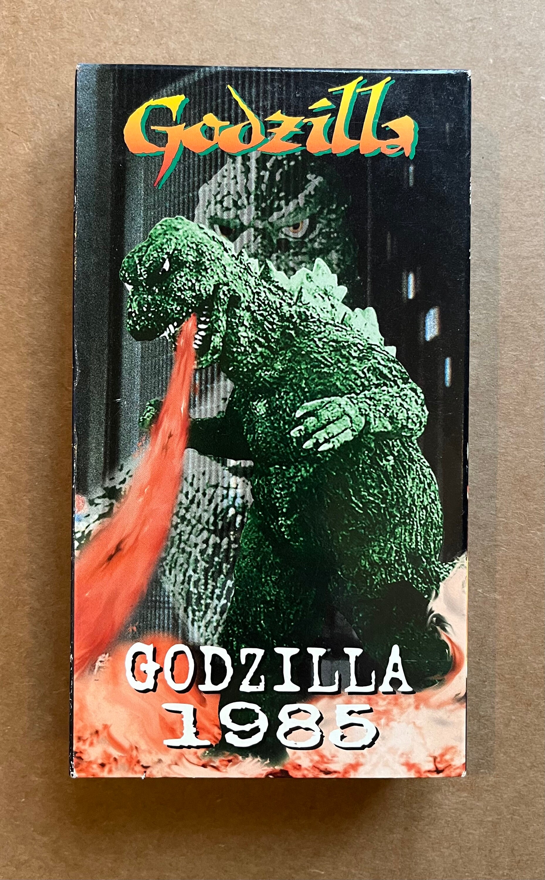 Godzilla 1985 Vhs