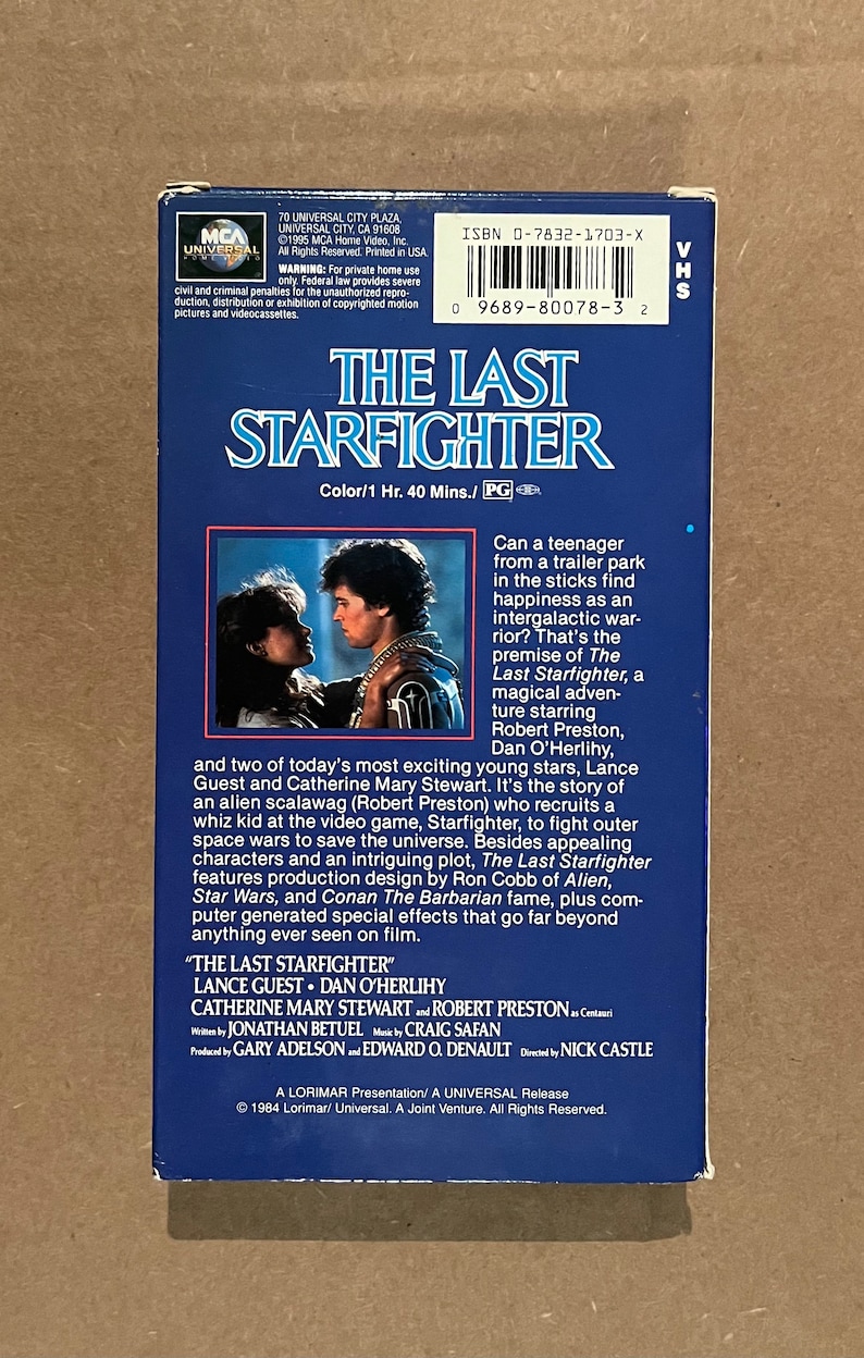 The Last Starfighter VHS - Etsy