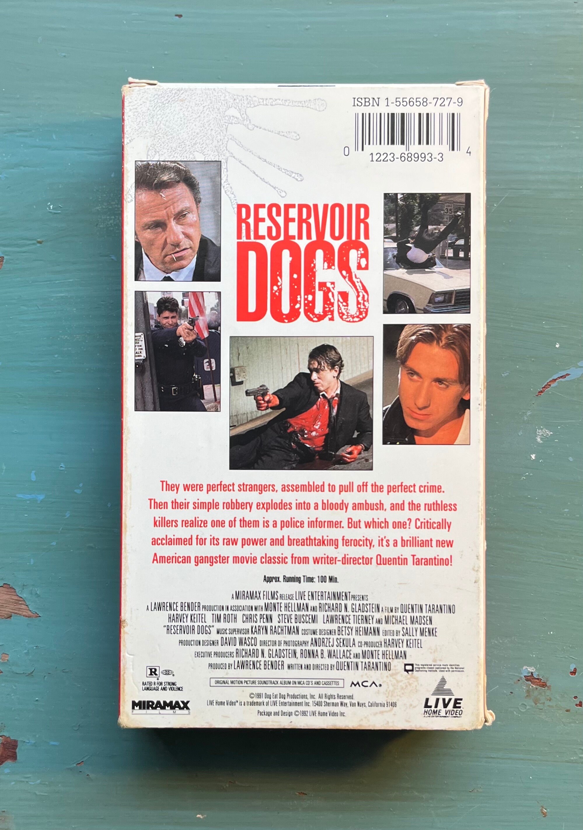 Reservoir Dogs VHS - Etsy