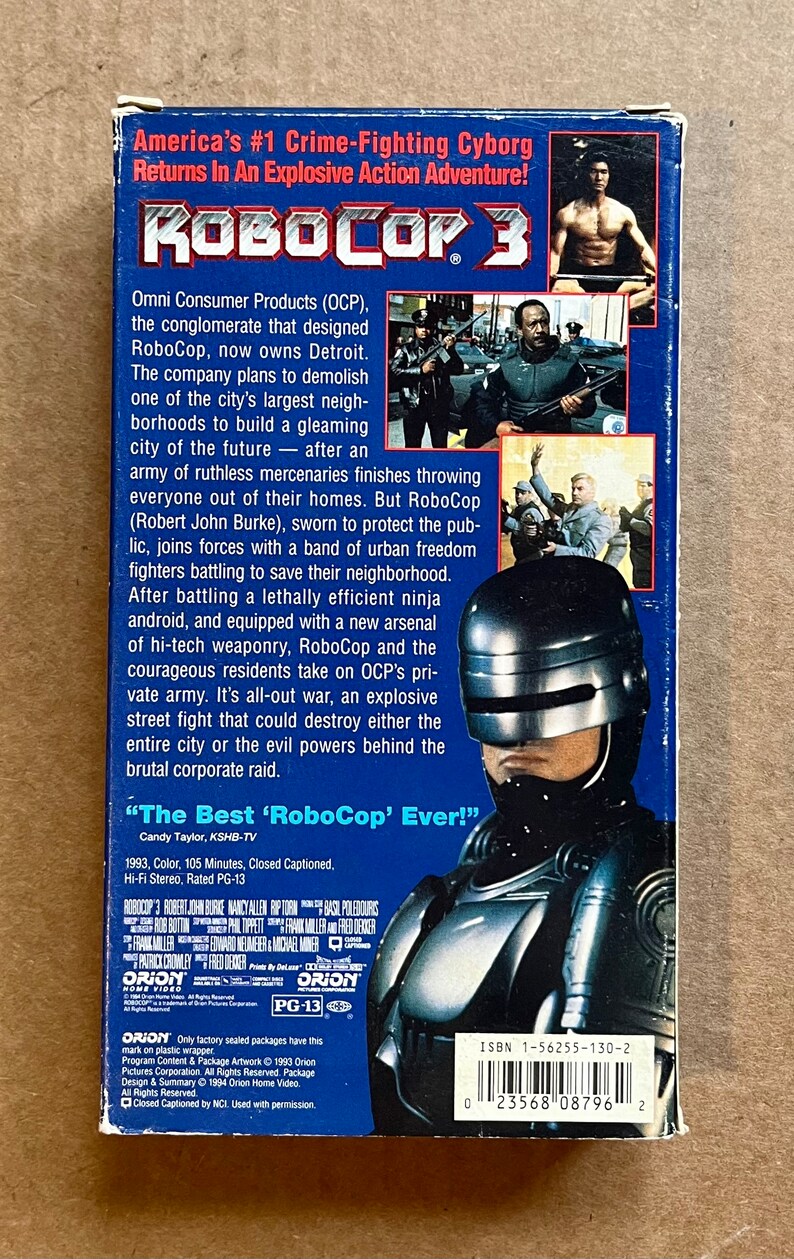 Robocop 3 VHS - Etsy