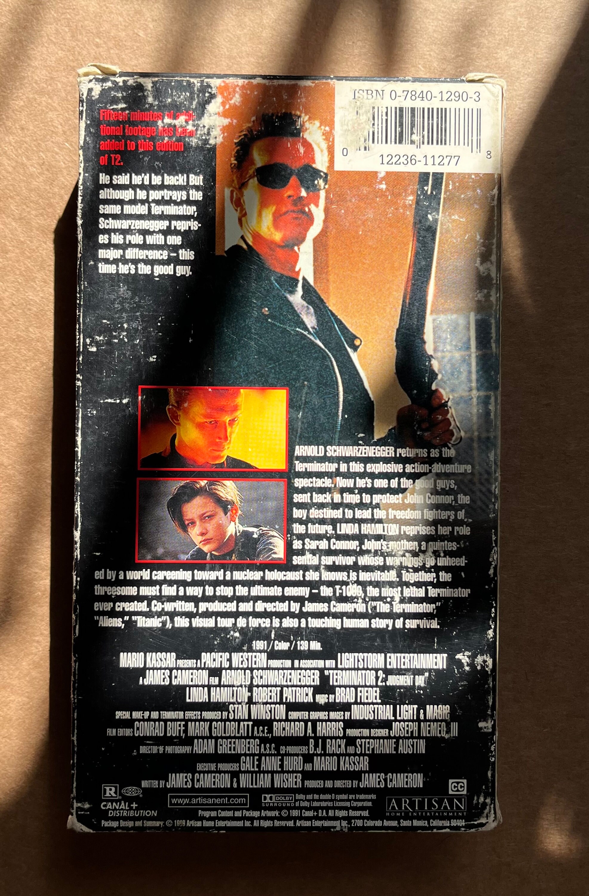 Terminator 2 Judgment Day VHS - Etsy