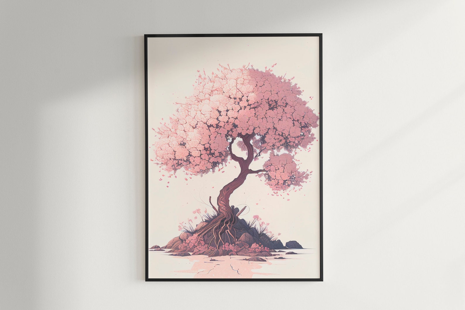 Sakura Tree Print, Sakura Tree Wall Art,sakura Tree Art,print,sakura ...