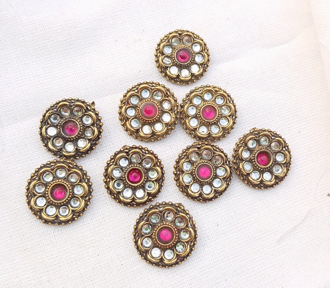 Vintage Look Decorative Handmade Buttons - Coat Buttons- Sherwani ...