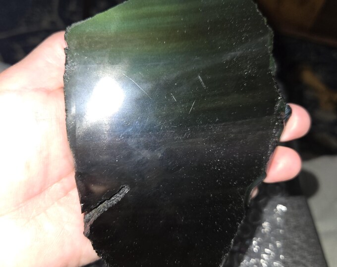 Rainbow Obsidian Slab - Stunning Rainbow Flash - New Arrival - Etsy
