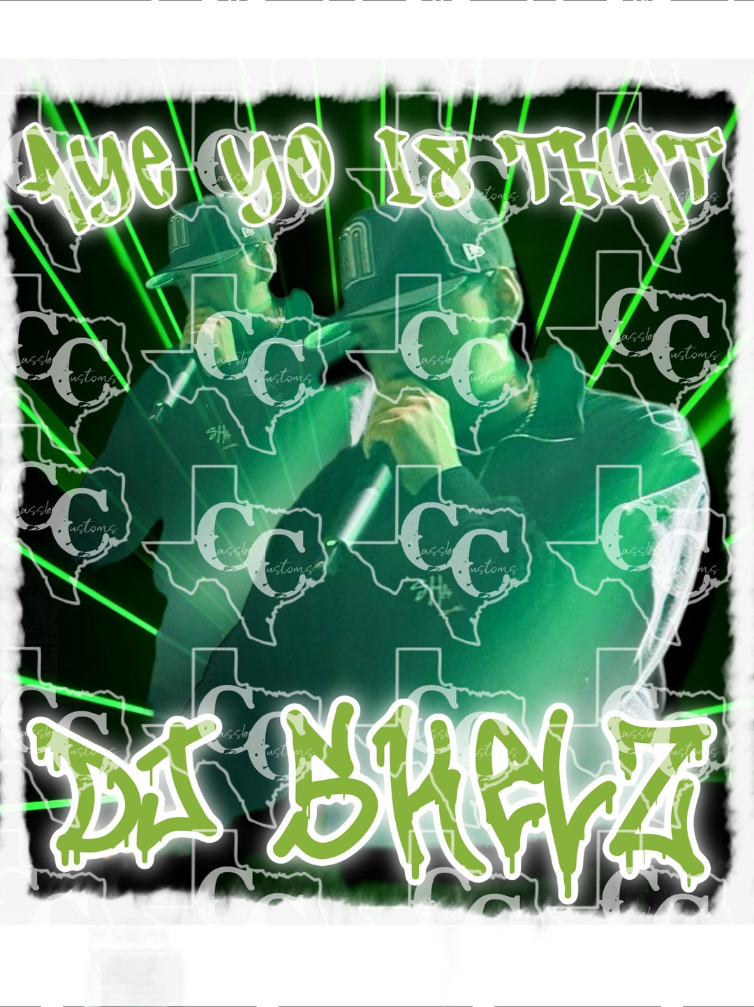 Aye Yo is That DJ SKELZ Green PNG Digital File Only - Etsy