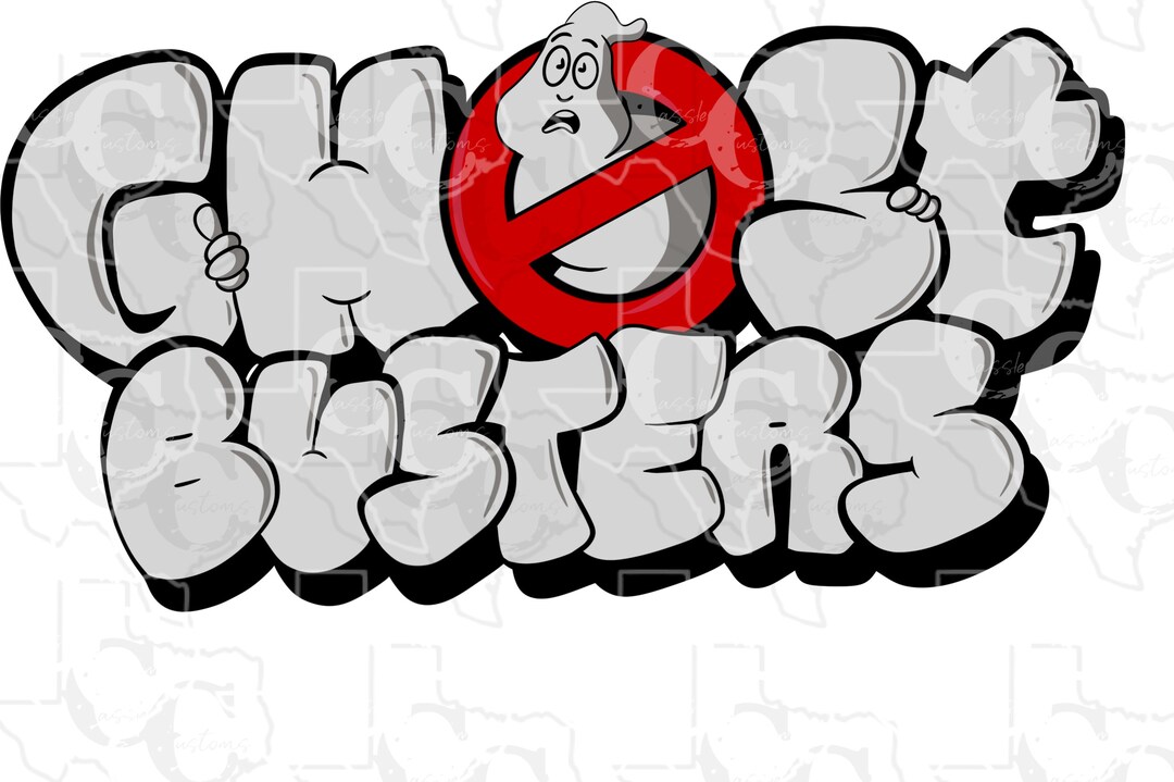 Ghost Buster Bubble Graffiti Letters PNG File ONLY - Etsy UK
