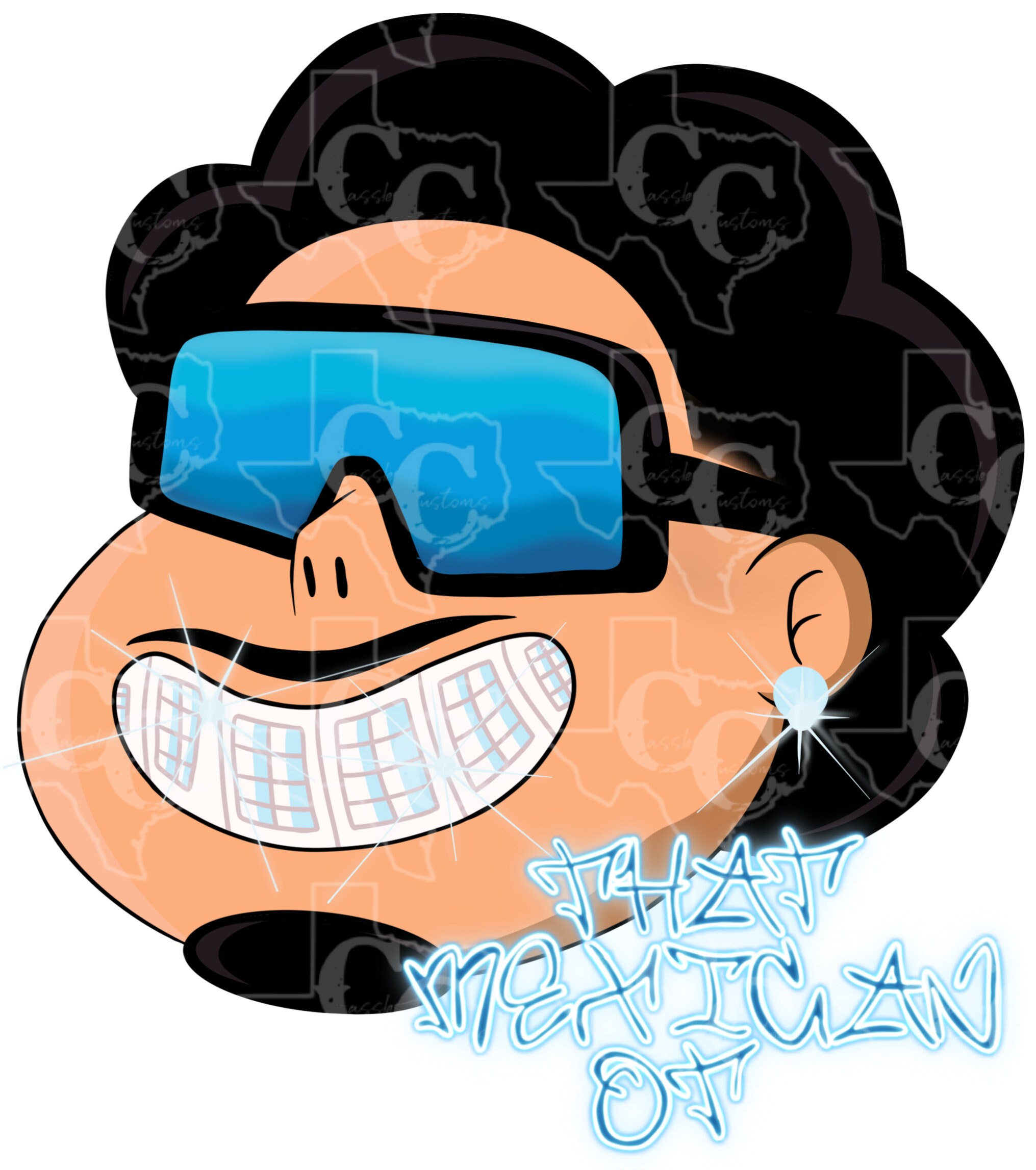 That Mexican OT Texas Rapper PNG File Only Houston Rap PNG - Etsy