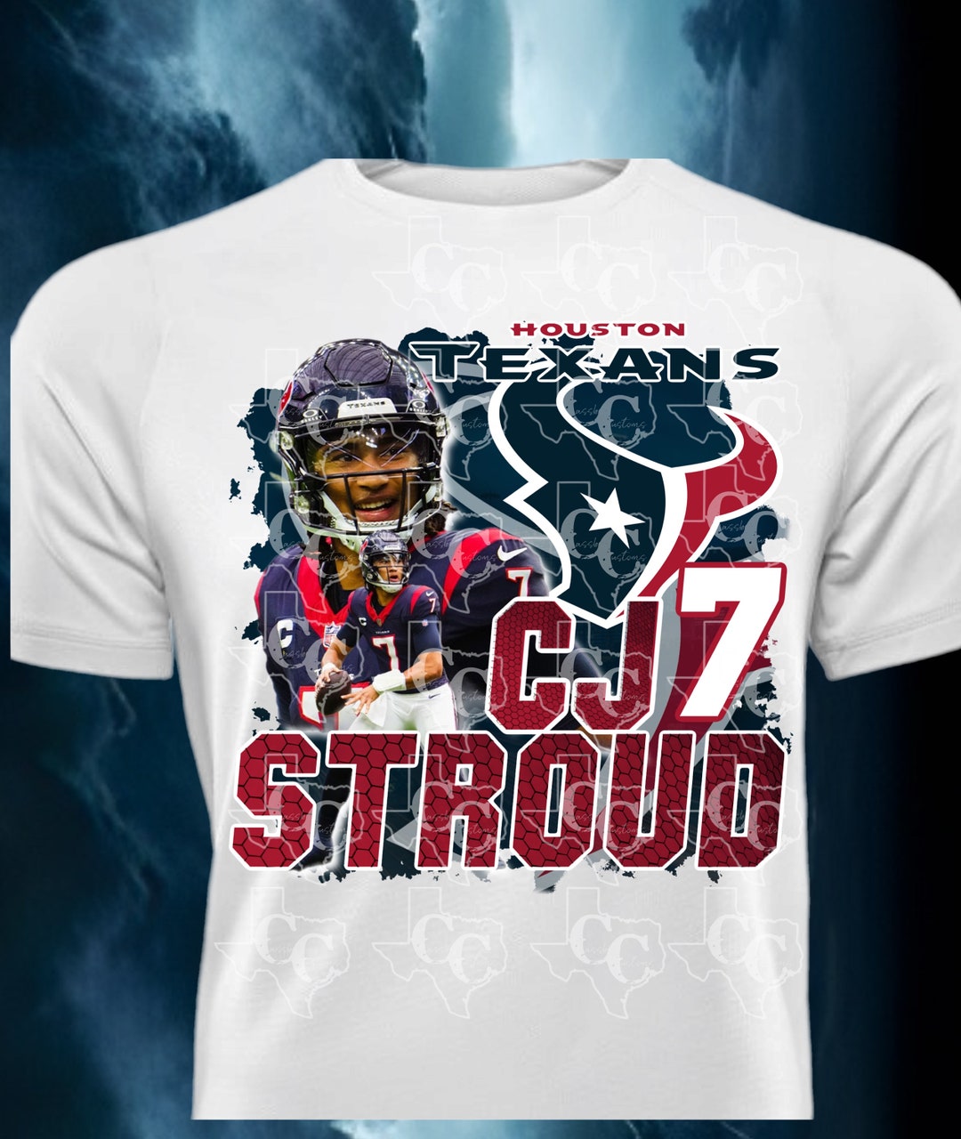 Houston Texan CJ Stroud PNG Digital File Only - Etsy Canada