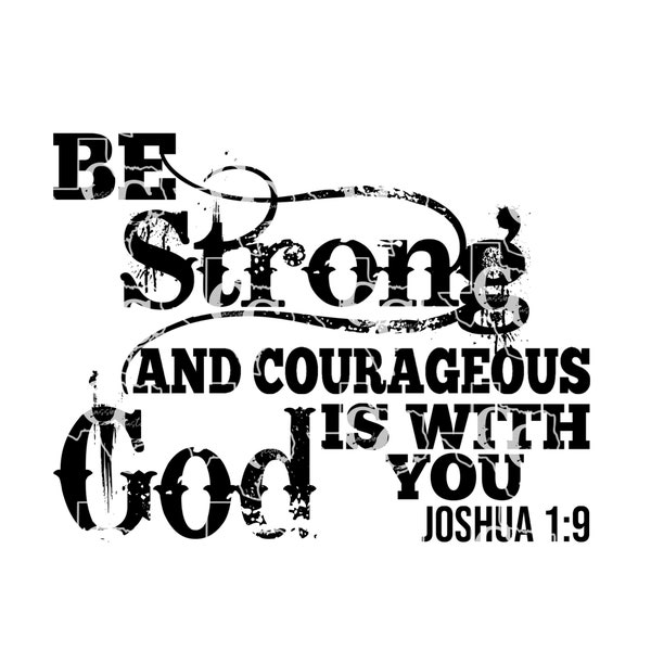 Joshua 1 9 Svg - Etsy