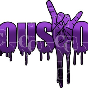 H-town Houston Purple Drip H PNG Digital File Only - Etsy