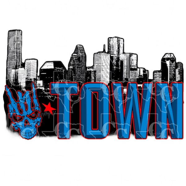 H Town Texan Logo - Etsy