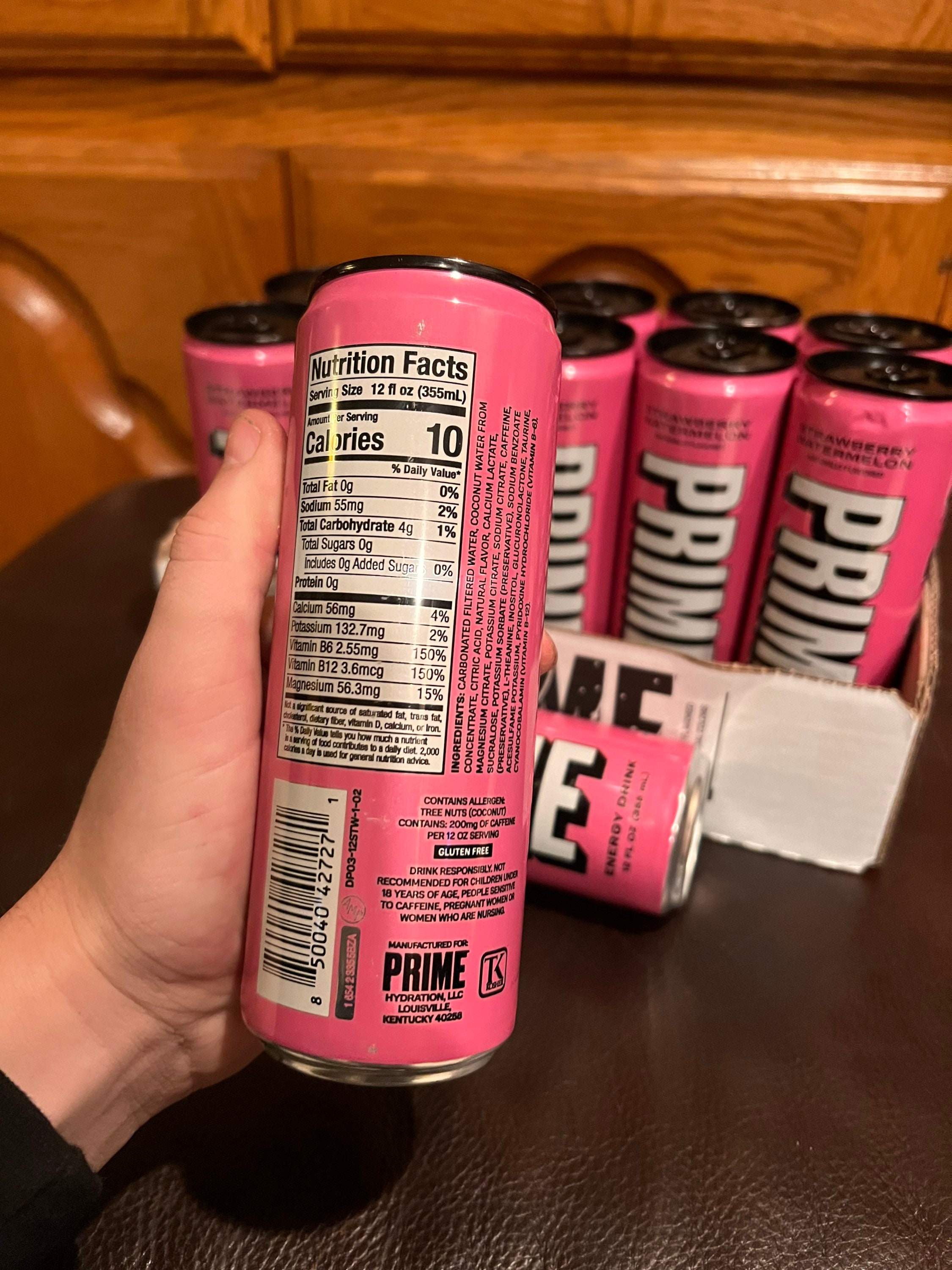 Unopened Strawberry Watermelon Can Prime Hydration 12 FL OZ - Etsy UK
