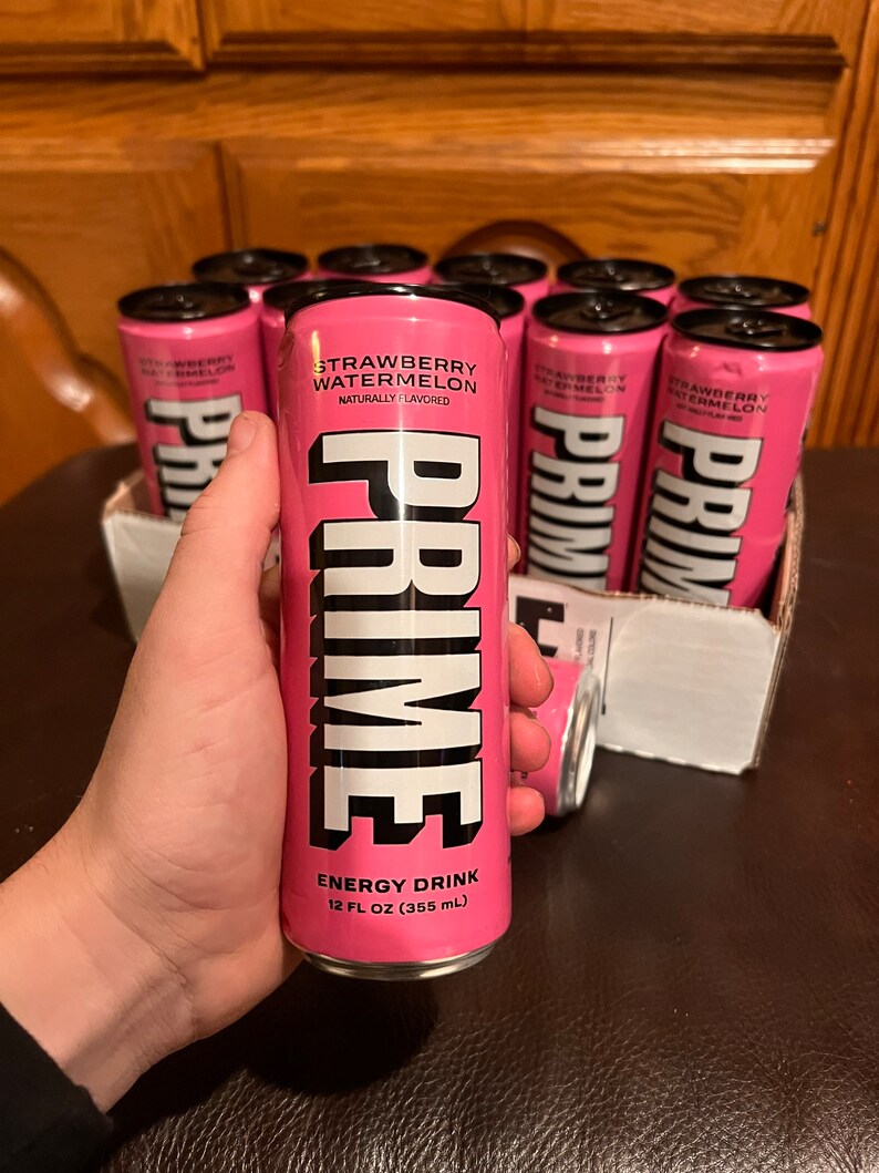Unopened Strawberry Watermelon Can Prime Hydration 12 FL OZ - Etsy UK