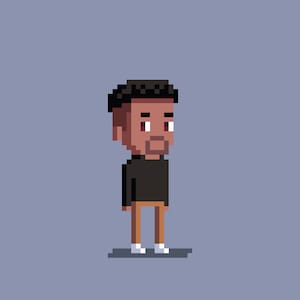 Custom Digital Pixel Art Portrait, Commission Pixel Art, Cute 8bit ...
