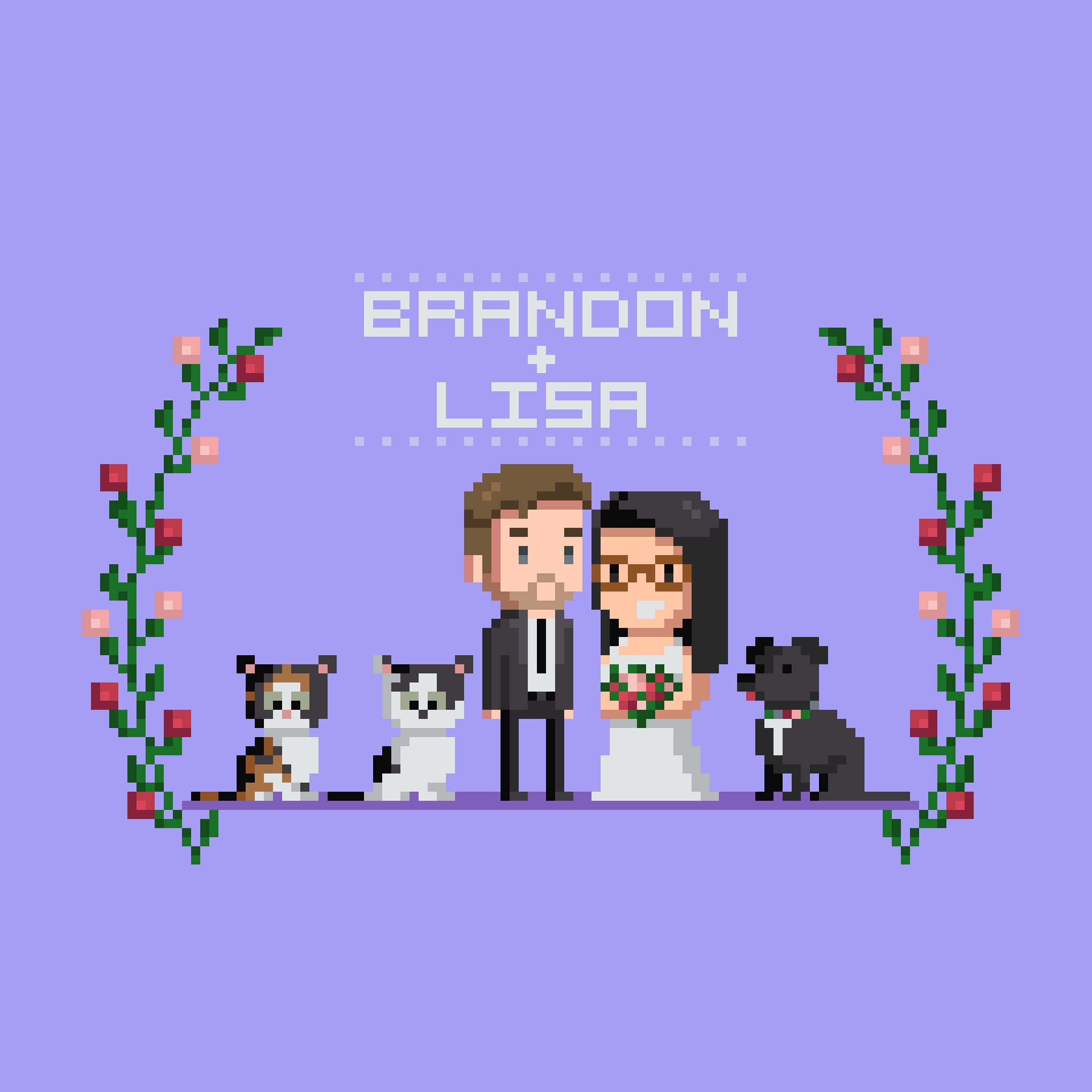 Custom Digital Pixel Art Portrait, Commission Pixel Art, Cute 8bit ...