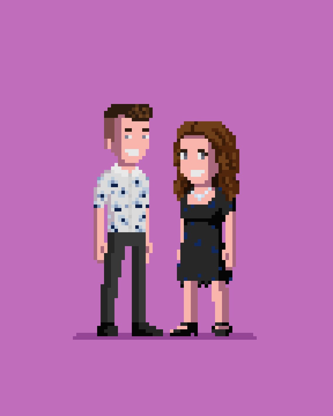 Custom Digital Pixel Art Portrait, Commission Pixel Art, Cute 8bit ...